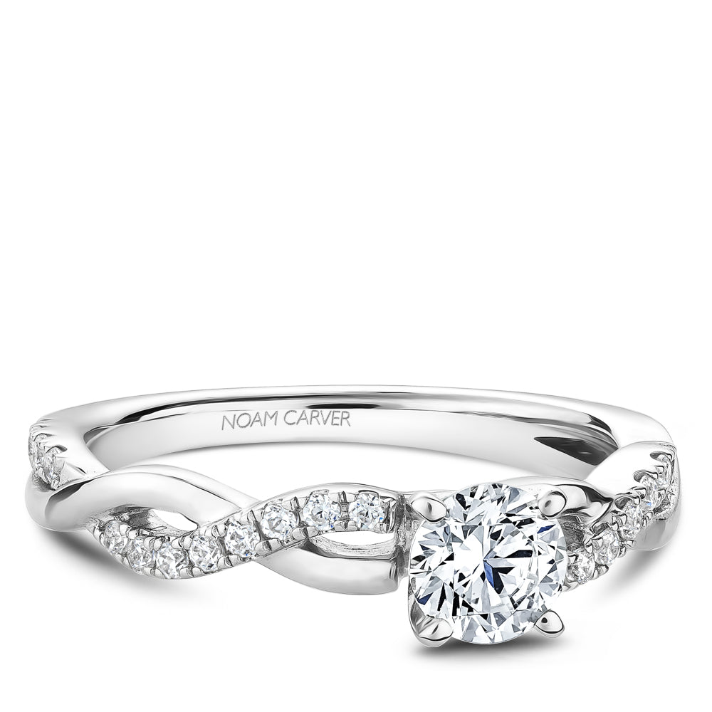 Round Stone Engagement Ring – LEBE Jewellers